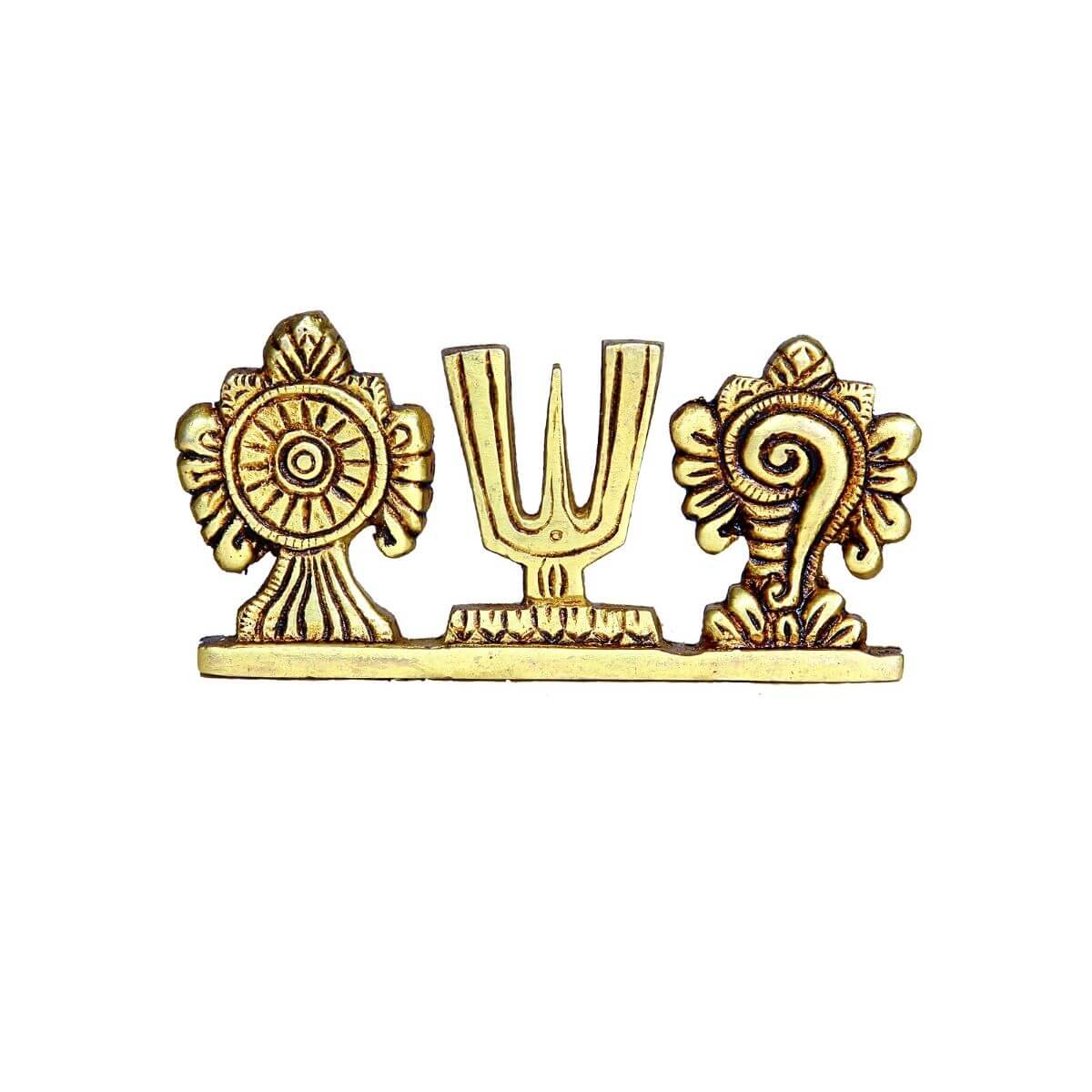 Thenkalai Sangu Chakra Thirunamam Stand + Free Shipping - Aalayam Selveer