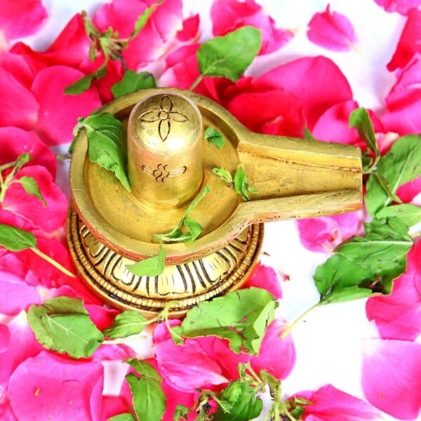 Brass Sivalingam Small+ Free Shipping - Aalayam Selveer
