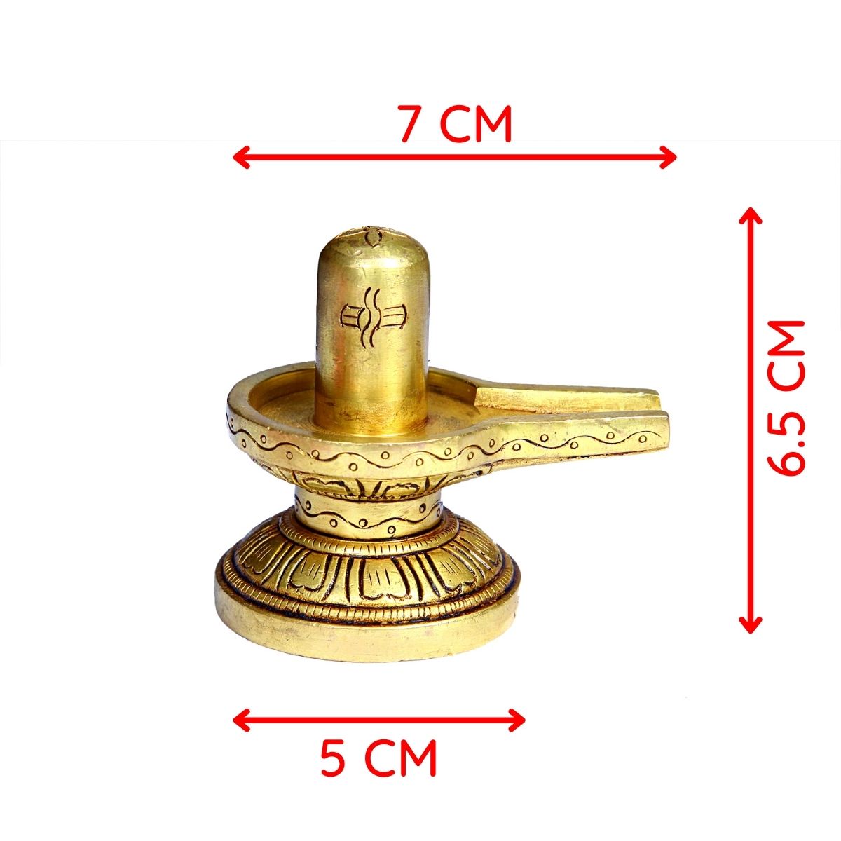 Brass Sivalingam Small+ Free Shipping - Aalayam Selveer