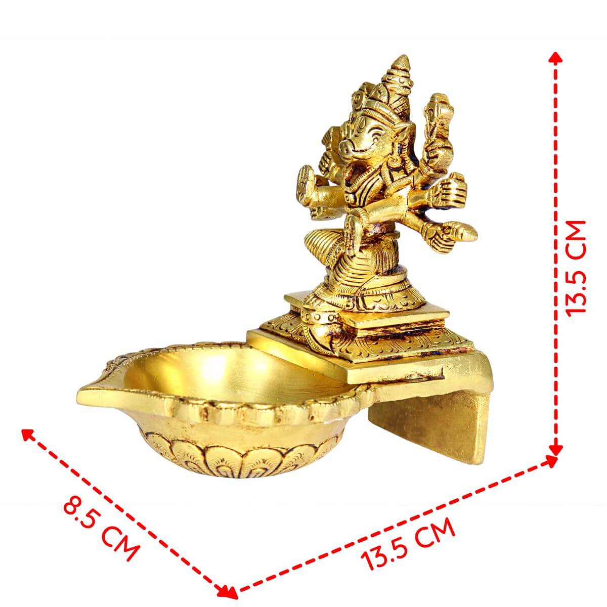 Varahi Amman Vilakku + Free Varahi Yantra(2x2) - Aalayam Selveer