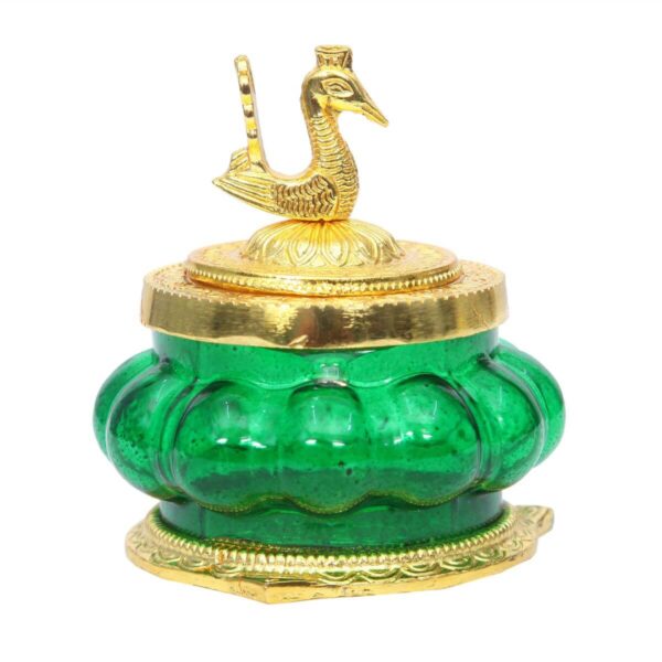 Green Kubera Lakshmi Pot + Free Shipping - Aalayam Selveer