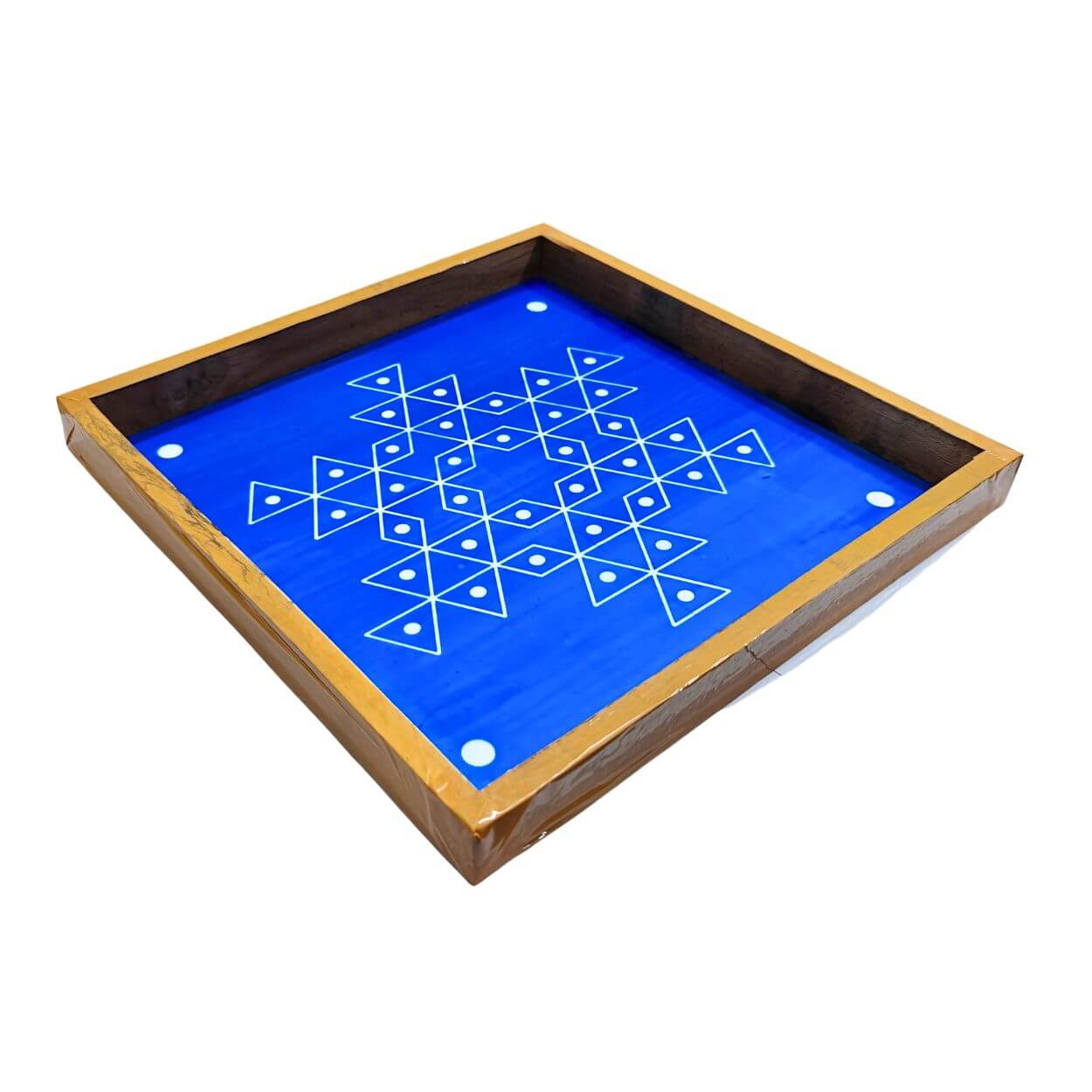 Star Flower Padi Kolam Rangoli Stencil Wooden 10x10 Inches - Aalayam ...
