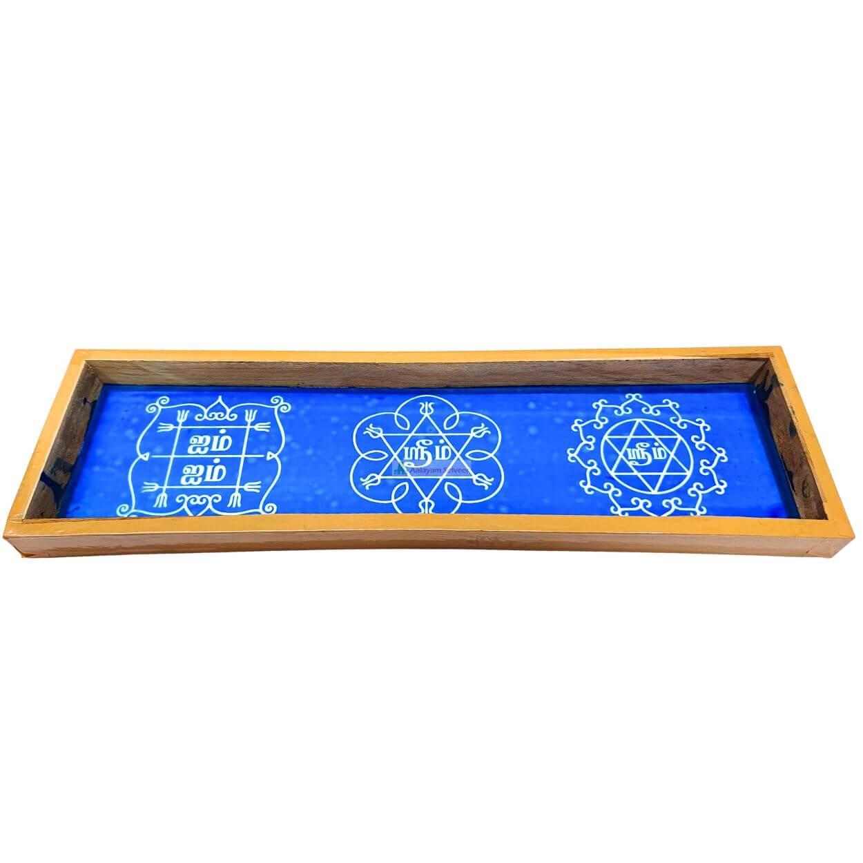 Navagraha Kolam Stencil Tamil(Model 2) 17x5 Inches - Aalayam Selveer