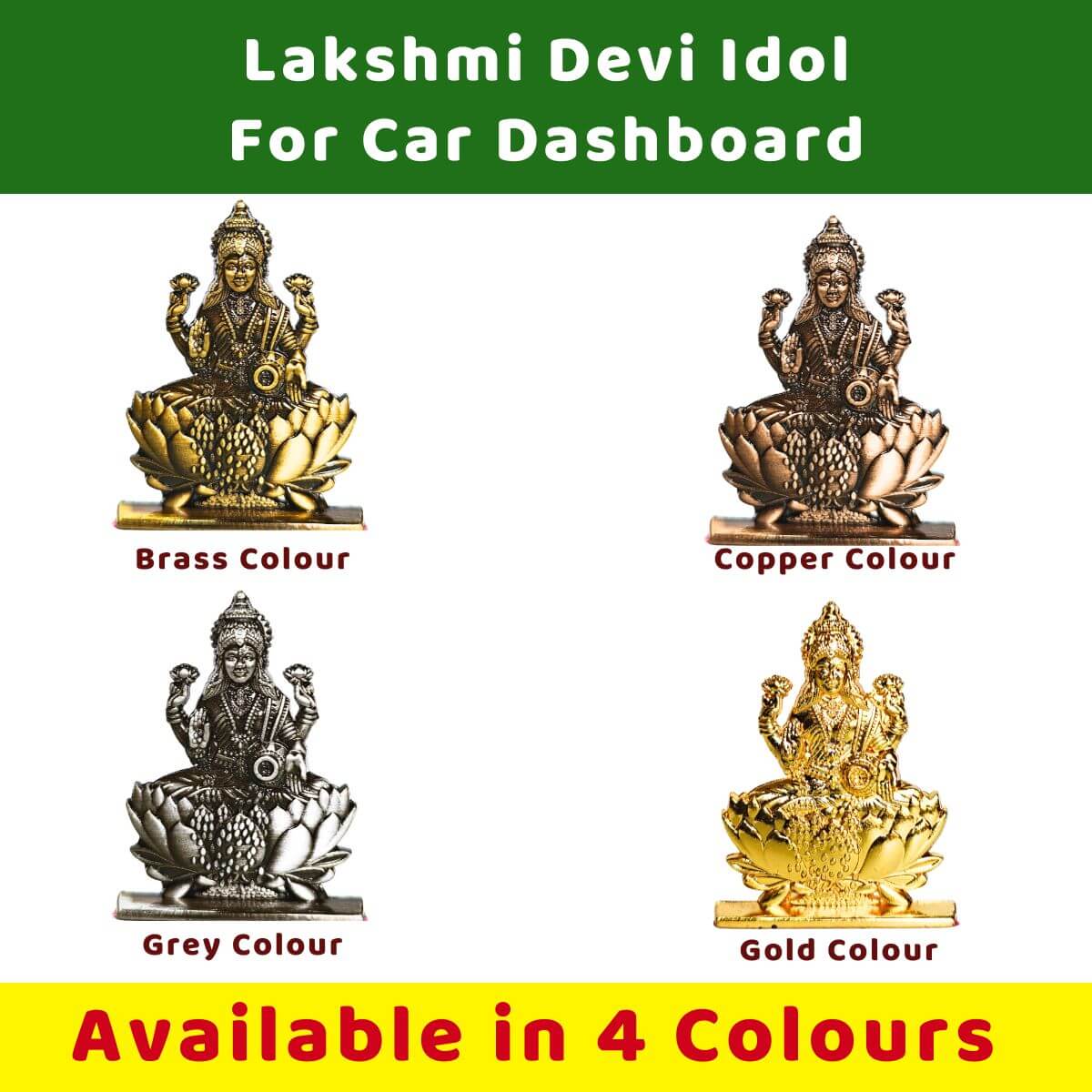 Lakshmi Devi Statue For Car Dashboard - Aalayam Selveer
